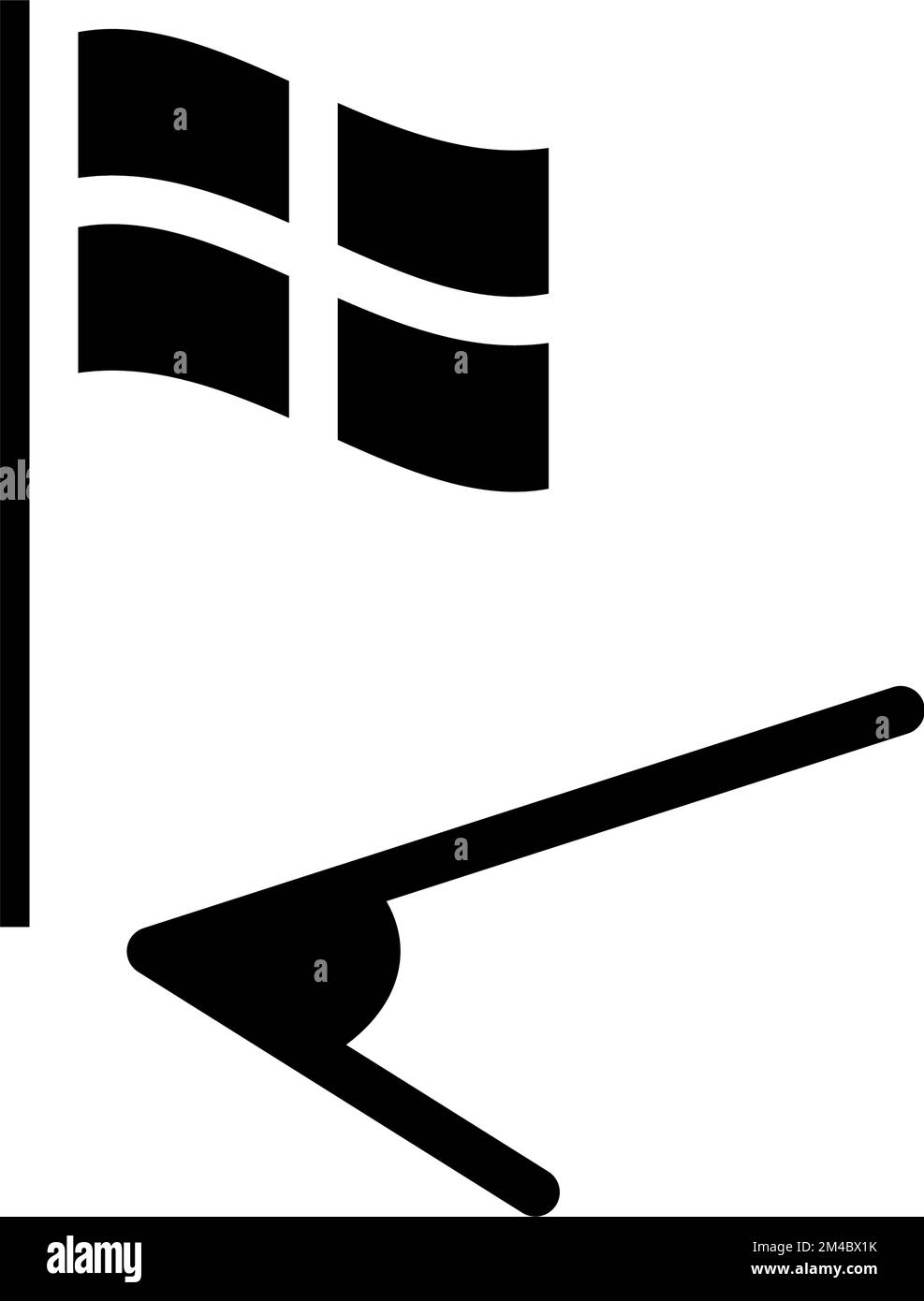 map flag glyph icon vector illustration Stock Vector Image & Art - Alamy