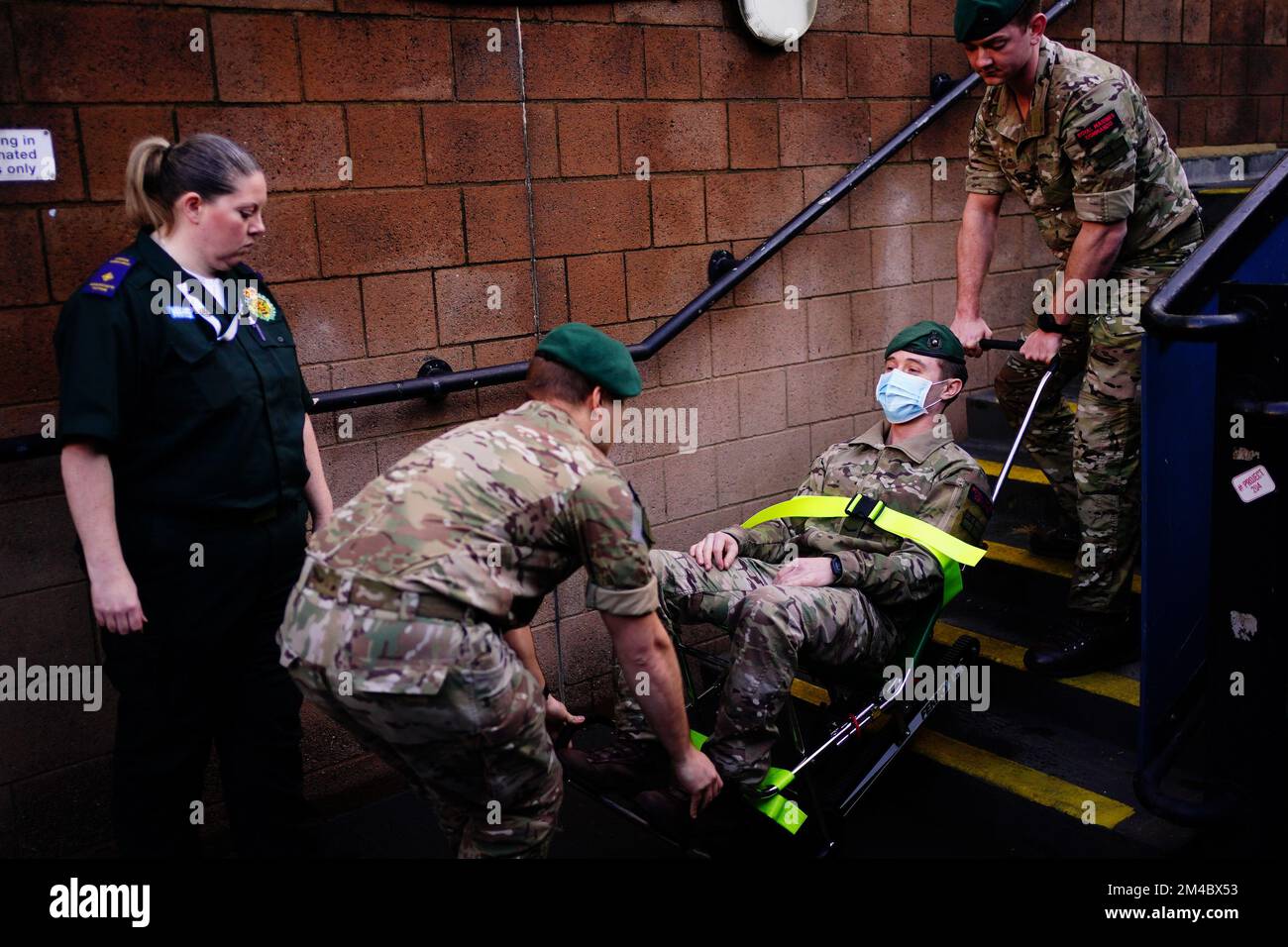 Military personnel prepare patient hi-res stock photography and images ...