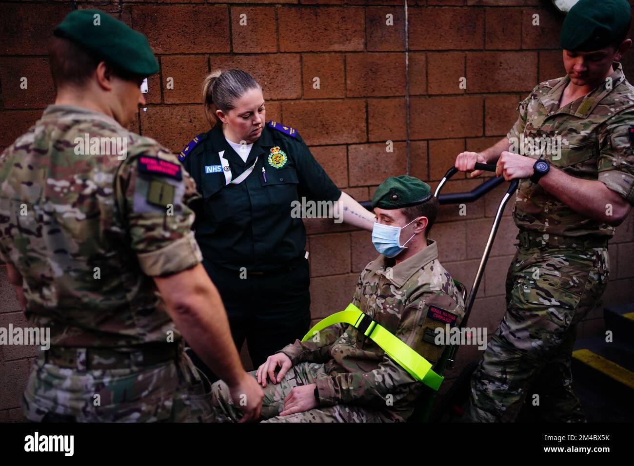 Military personnel prepare patient hi-res stock photography and images ...