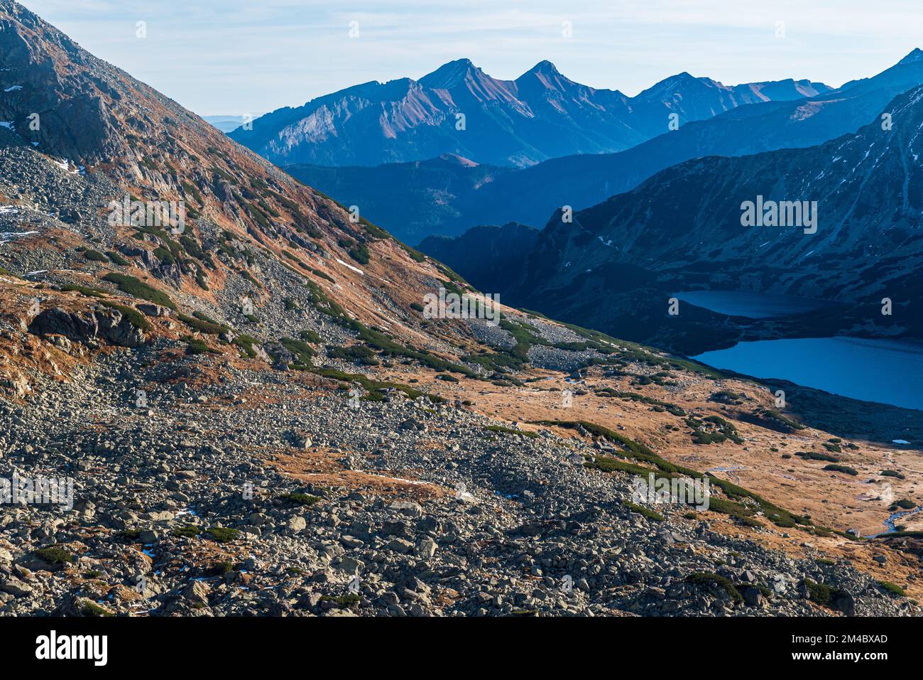 Belianske Tatry, Jahnaci stit and Dolina Pieciu Stawow Polskich from ...