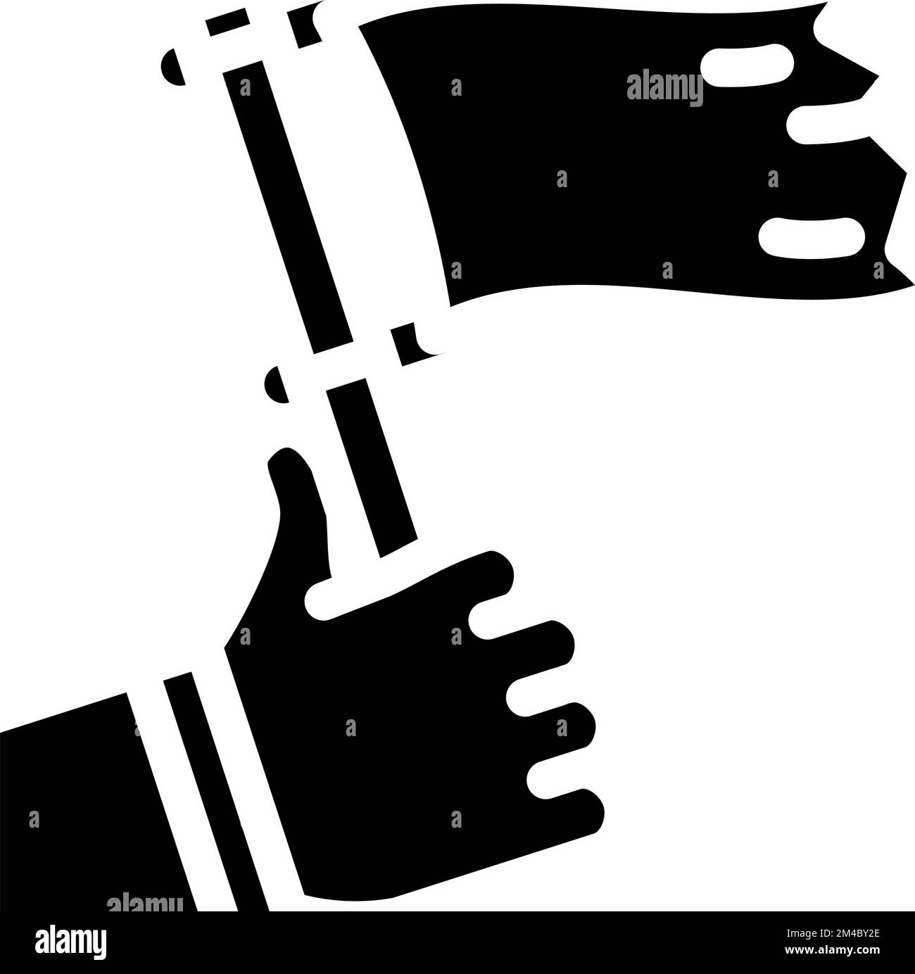 empty flag glyph icon vector illustration Stock Vector Image & Art - Alamy