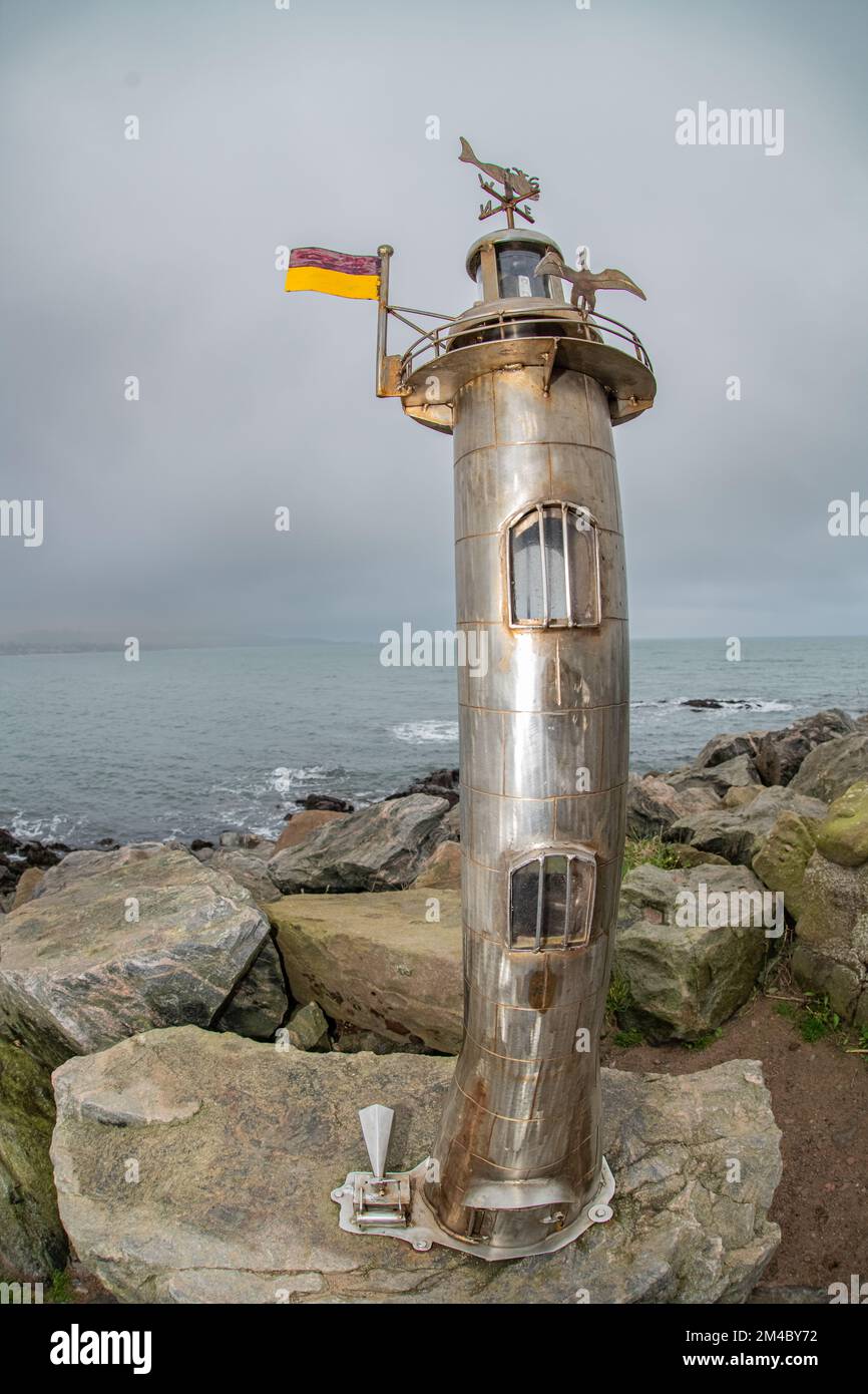 Stonehaven Bay sculptures, Stonehaven, Aberdeenshire, Scotland,UK Stock ...