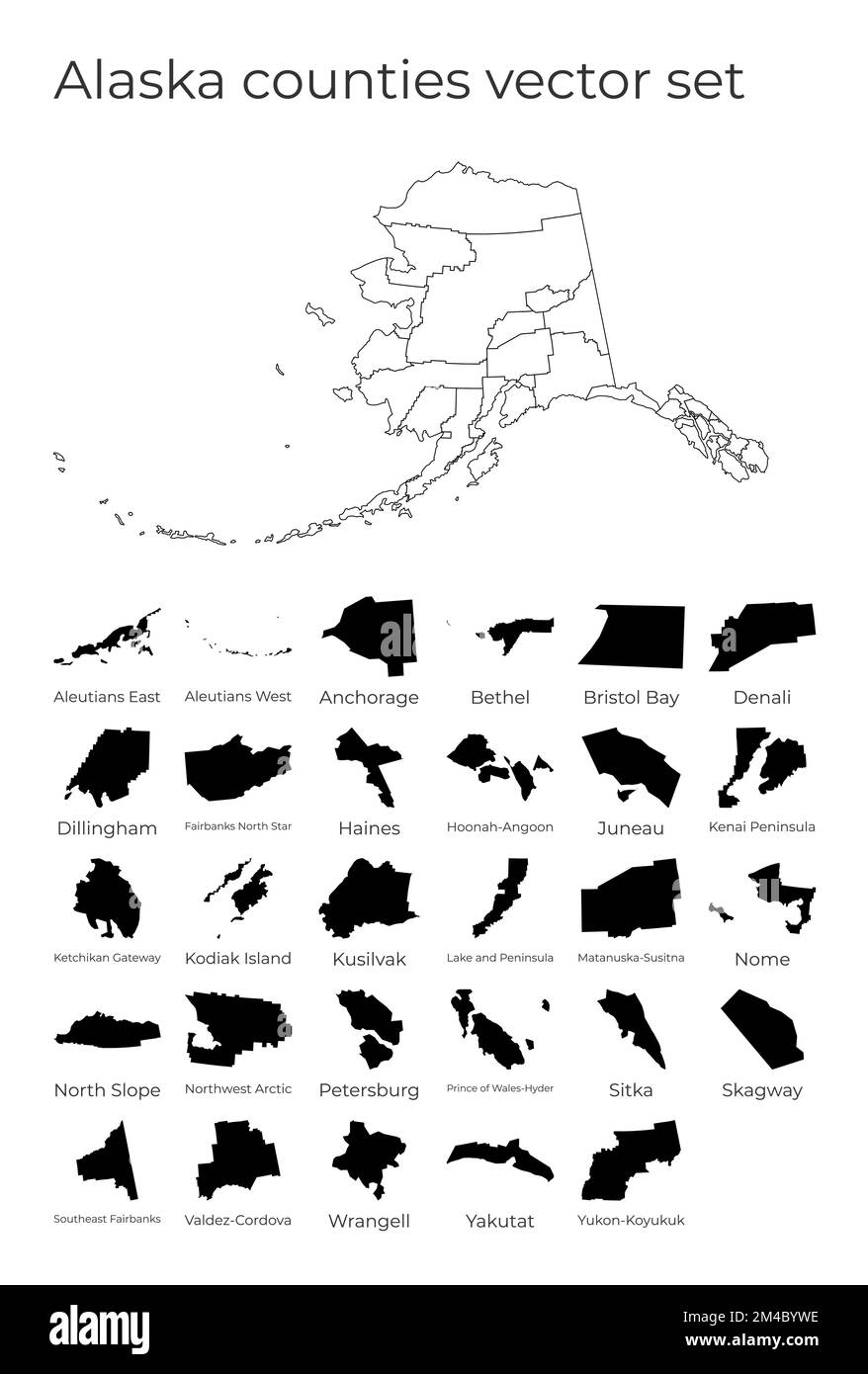 Alaska infographic Black and White Stock Photos & Images - Alamy