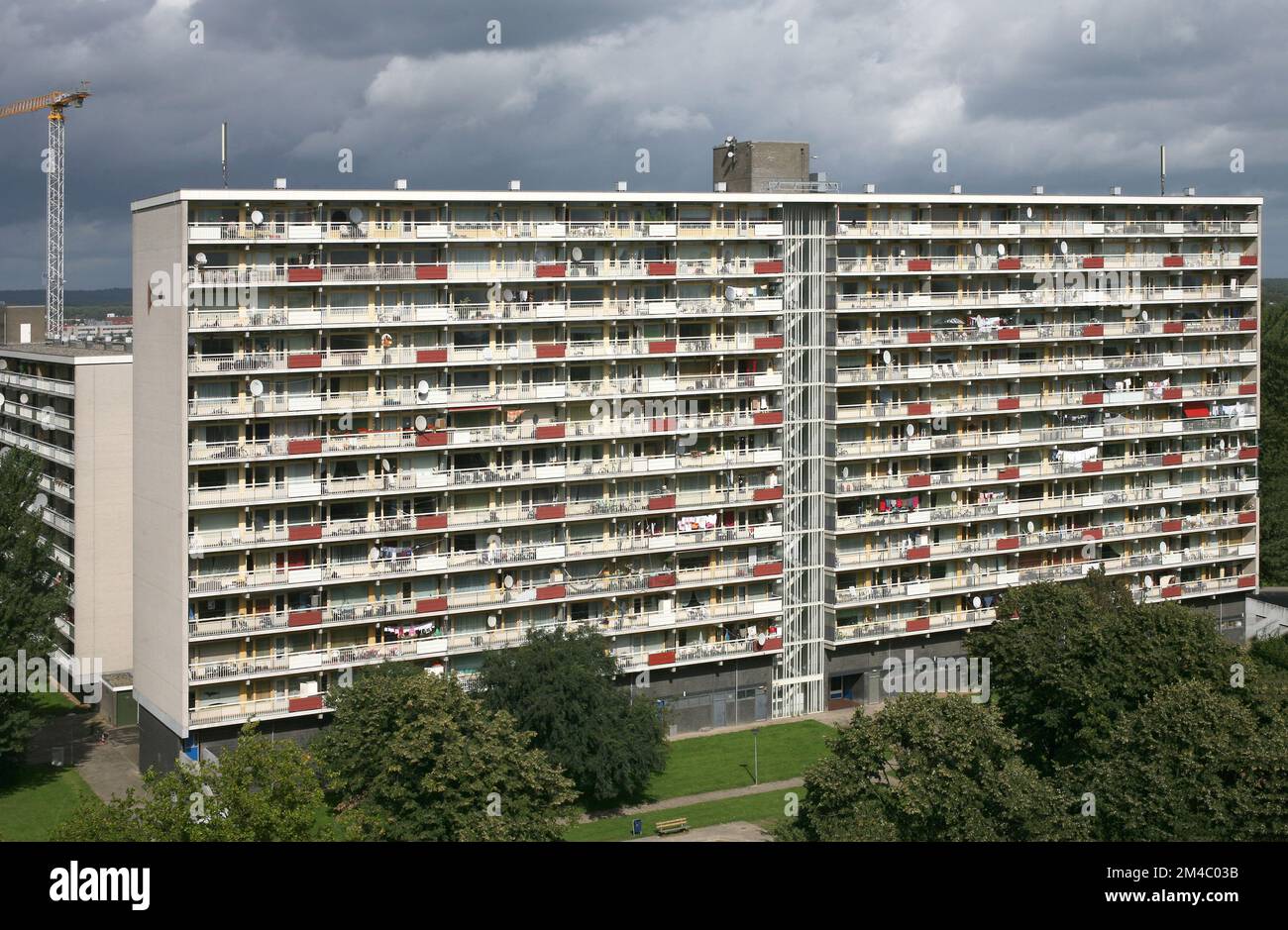 Netherlands, Arnhem - 12 story high flat Stock Photo - Alamy