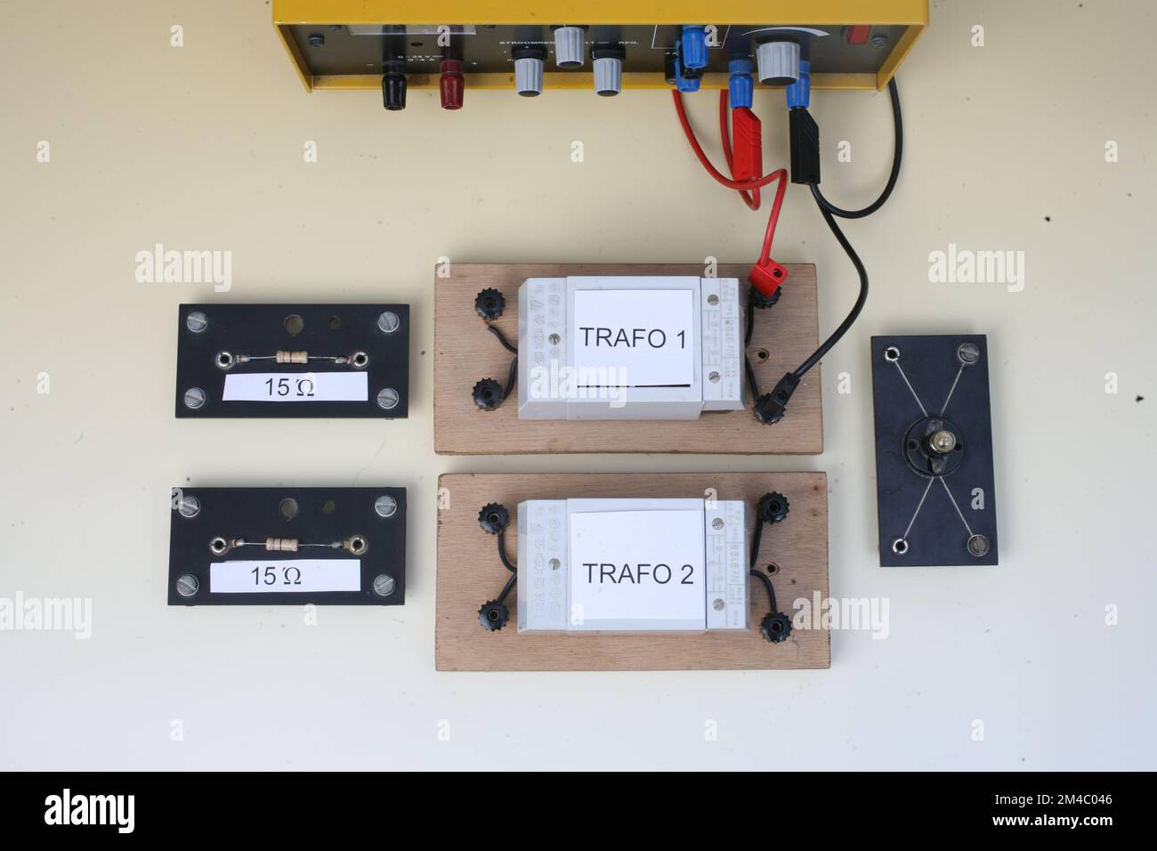 A transformer or trafo is a passive component that transfers electrical ...