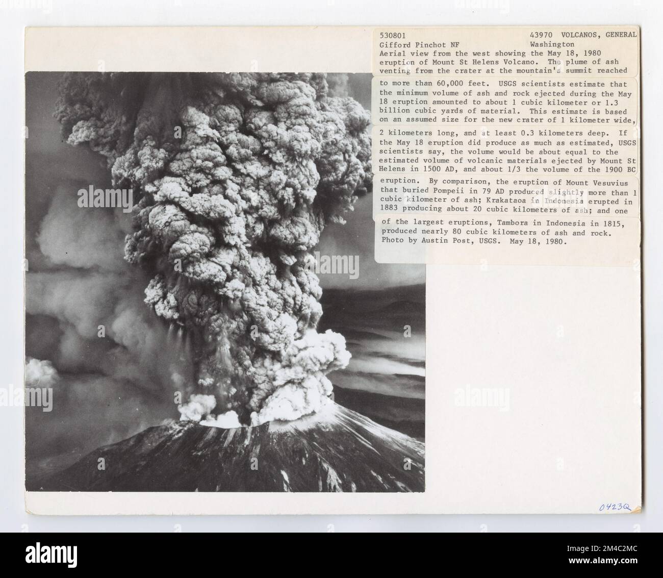 Volcanoes - After Mount St. Helens Eruption - Washington. Photographs ...