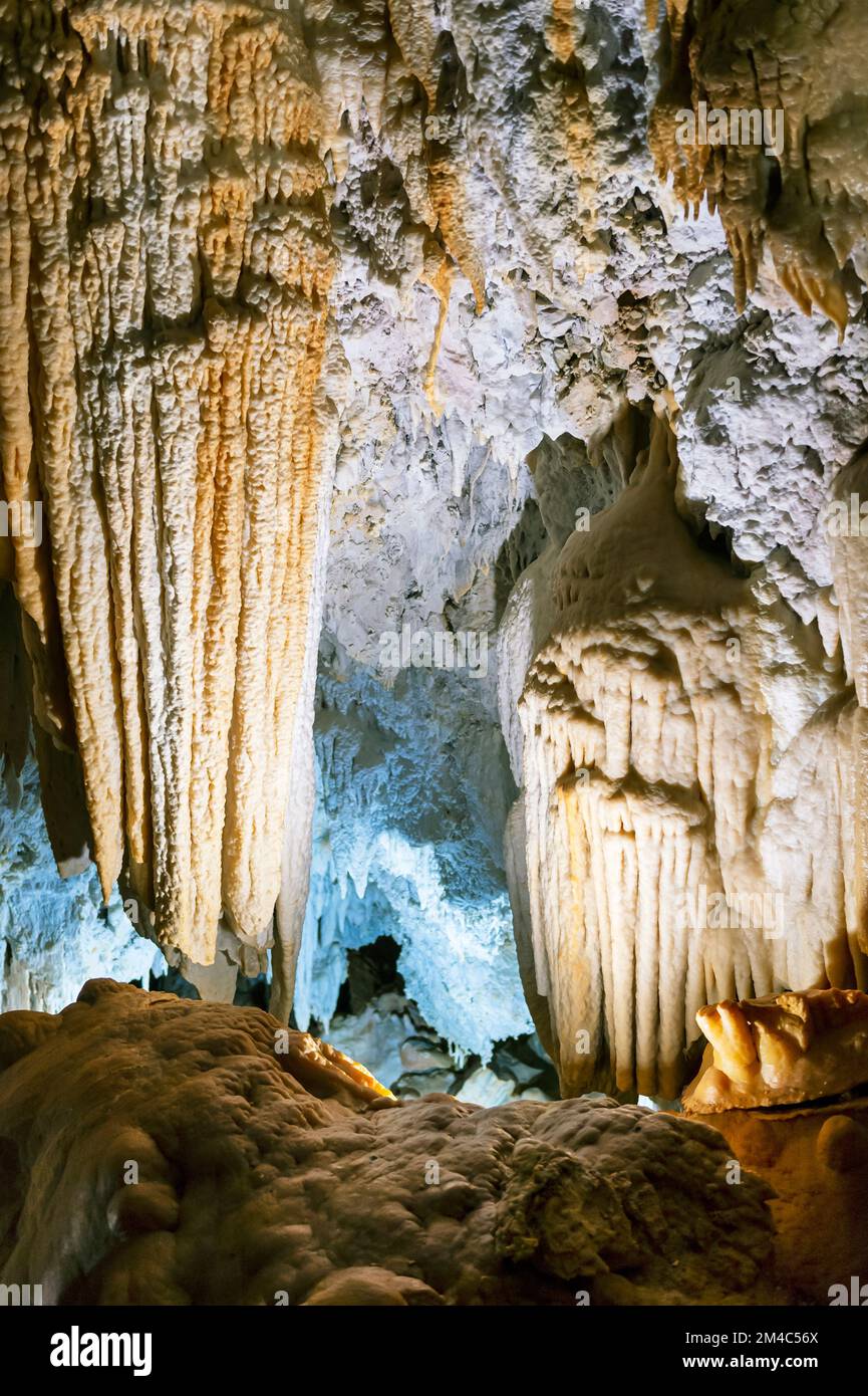 carsic caves, borgio verezzi, italy Stock Photo - Alamy
