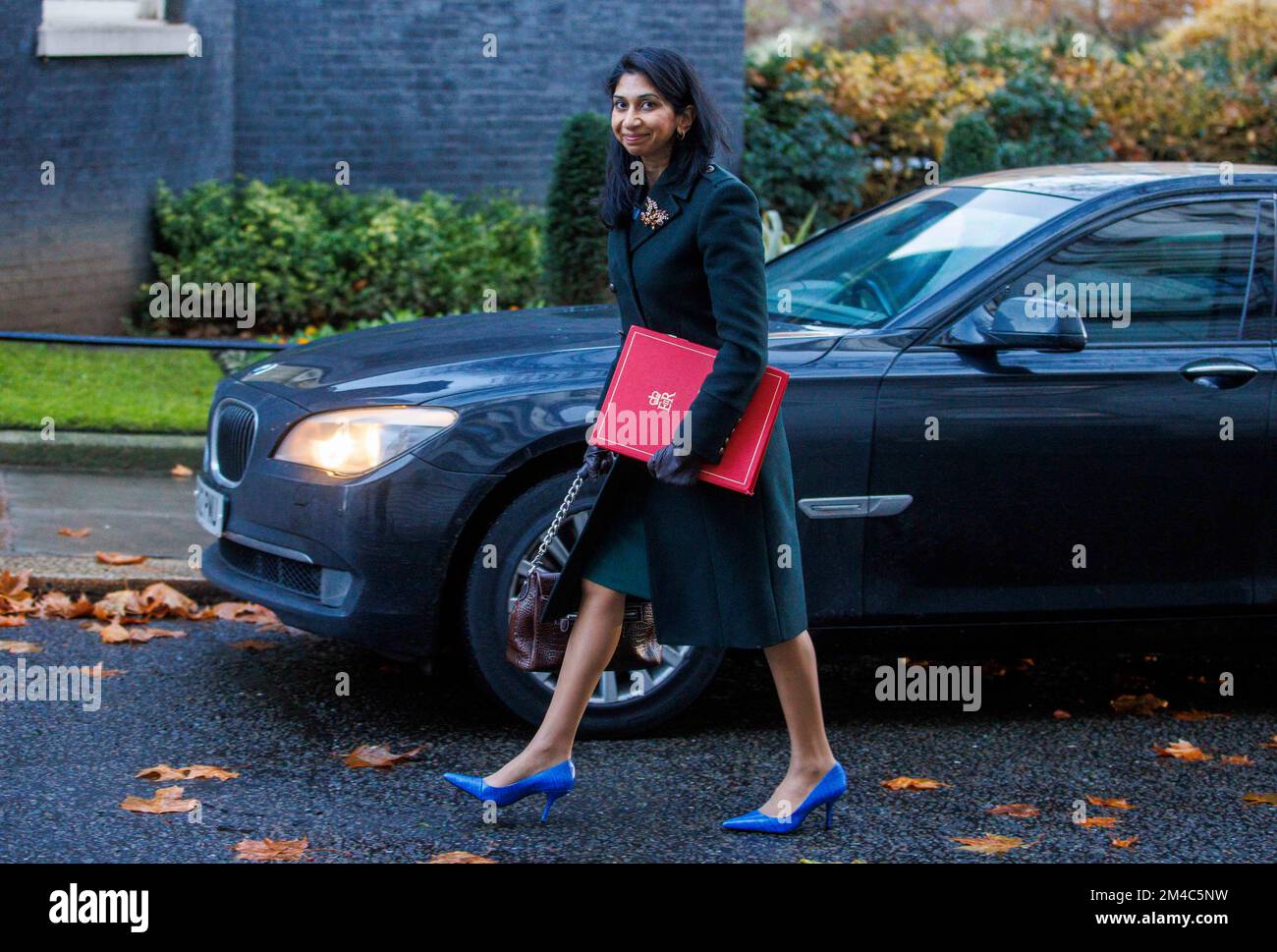 London, UK. 20th Dec, 2022. Suella Braverman, Home Secretary, in ...
