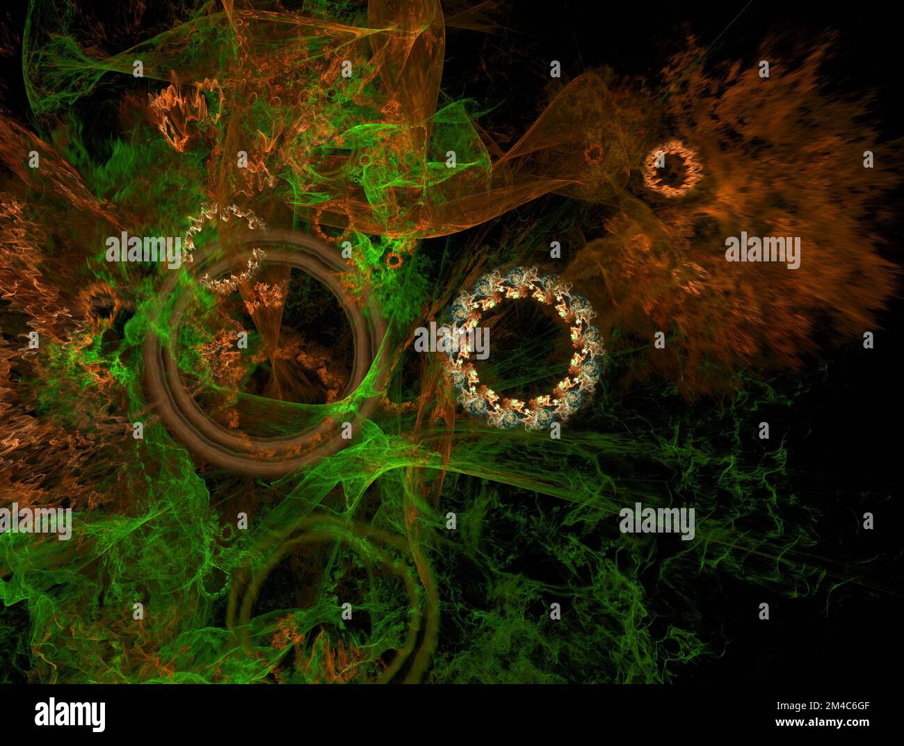 Imaginatory lush fractal texture image abstract background Stock Photo ...