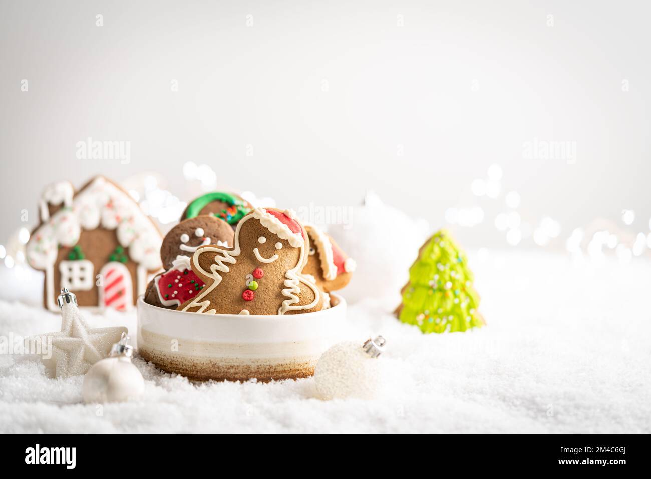 Christmas gingerbread cookies Stock Photo - Alamy
