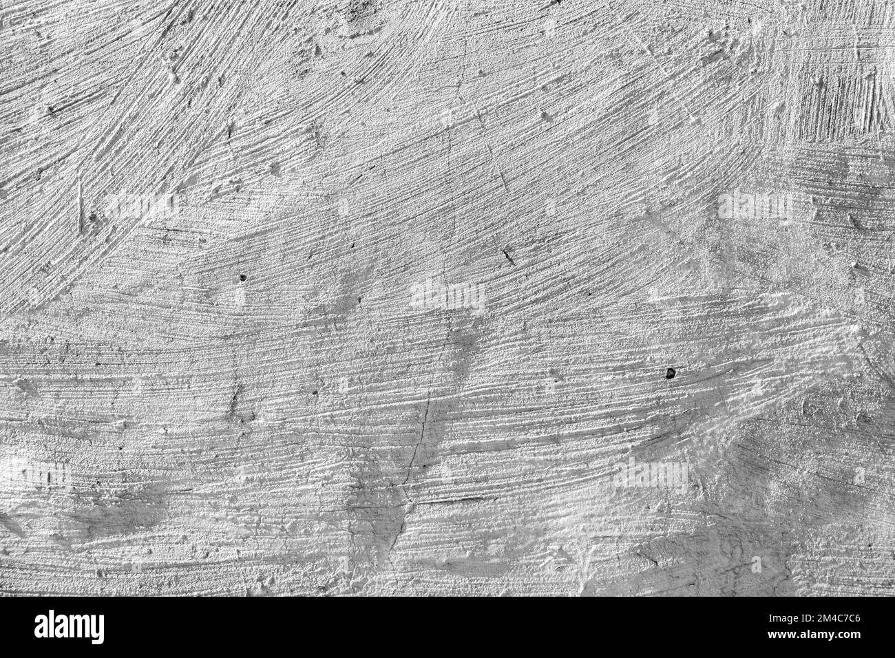 White wall with relief plastering layer, relief pattern, flat ...