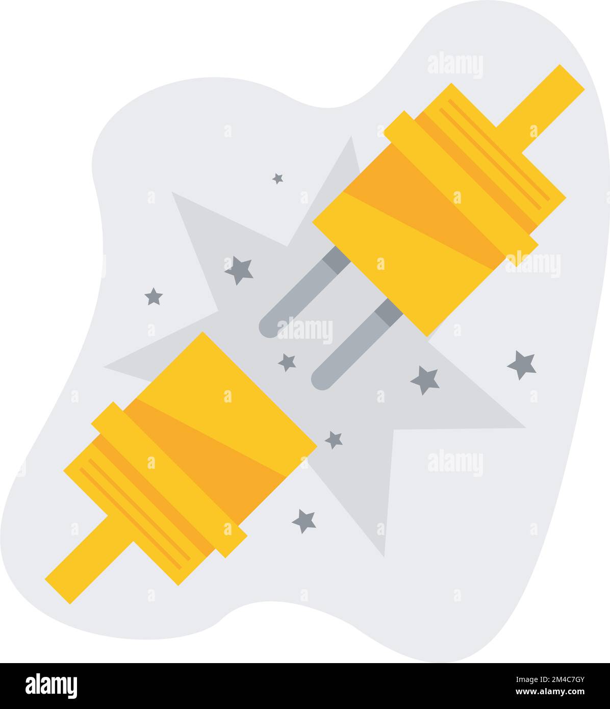 electric connectors wire Stock Vector Image & Art - Alamy