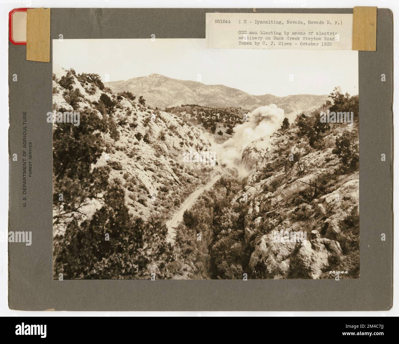 Dynamiting - All States. Photographs Relating to National Forests ...