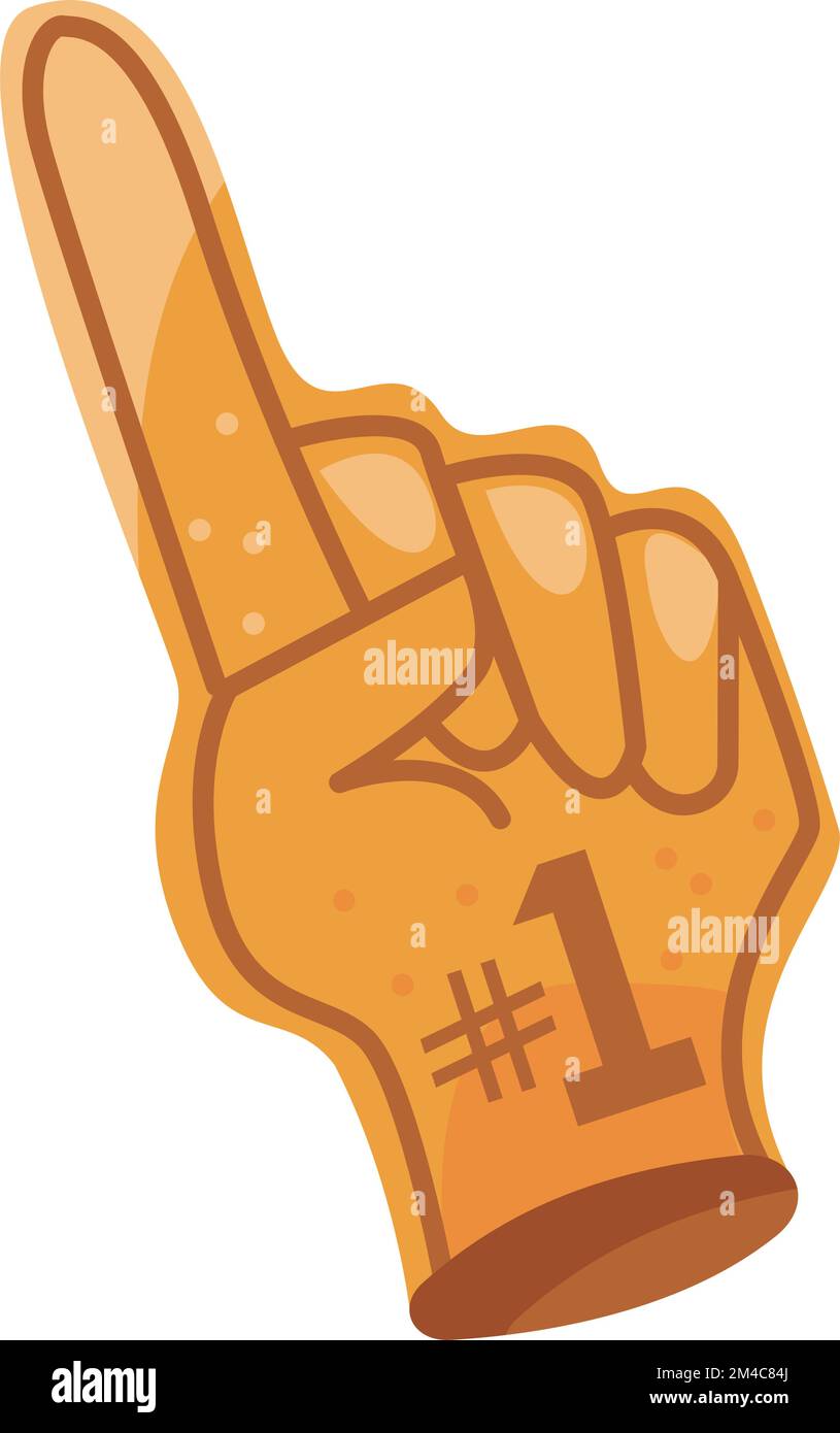 number one sport glove Stock Vector Image & Art - Alamy