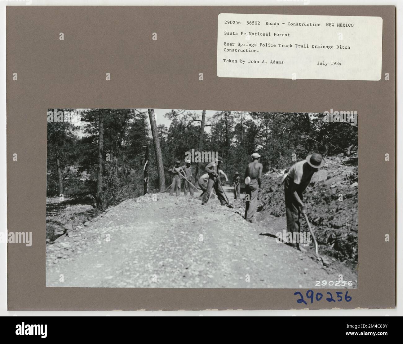 Road Construction - New Mexico. Photographs Relating to National ...