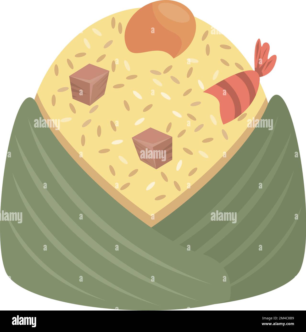 Traditional delicious food zongzi Stock Vector Images - Alamy