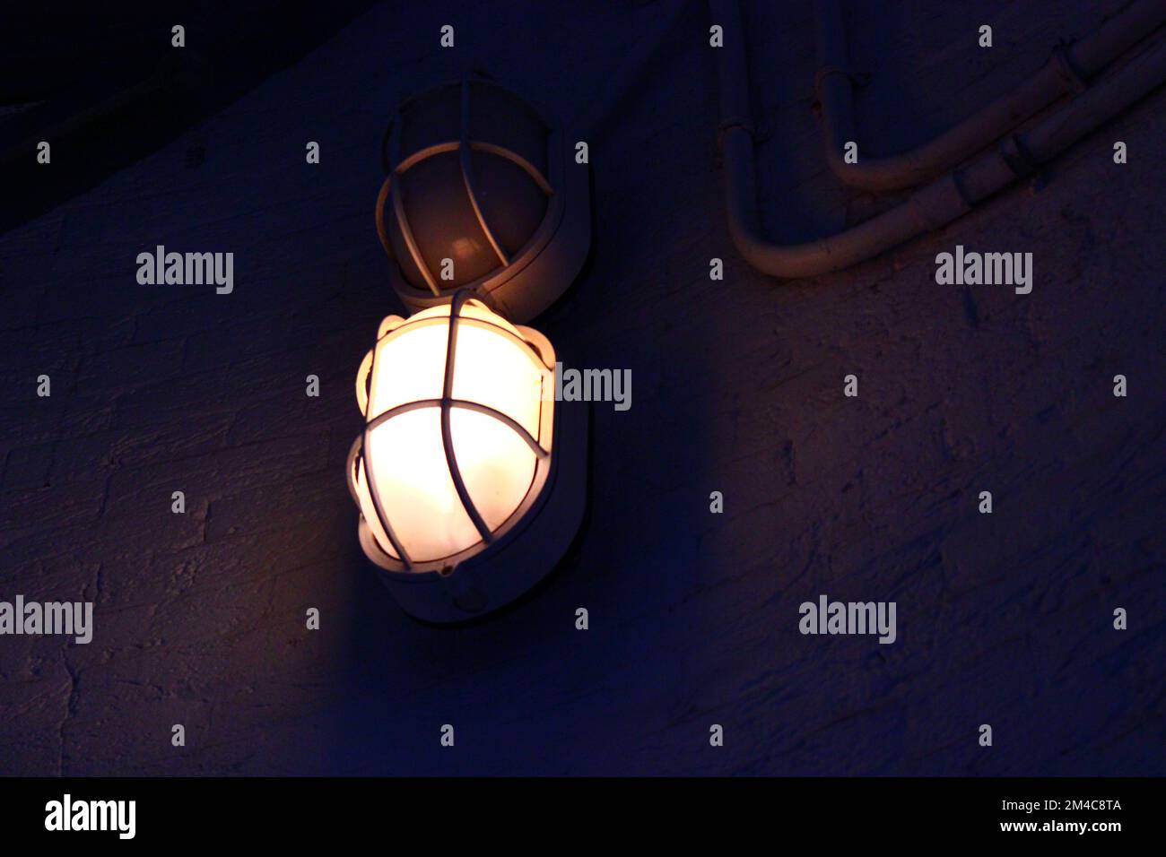 An ancient light in an old lighthouse, Florida Stock Photo - Alamy