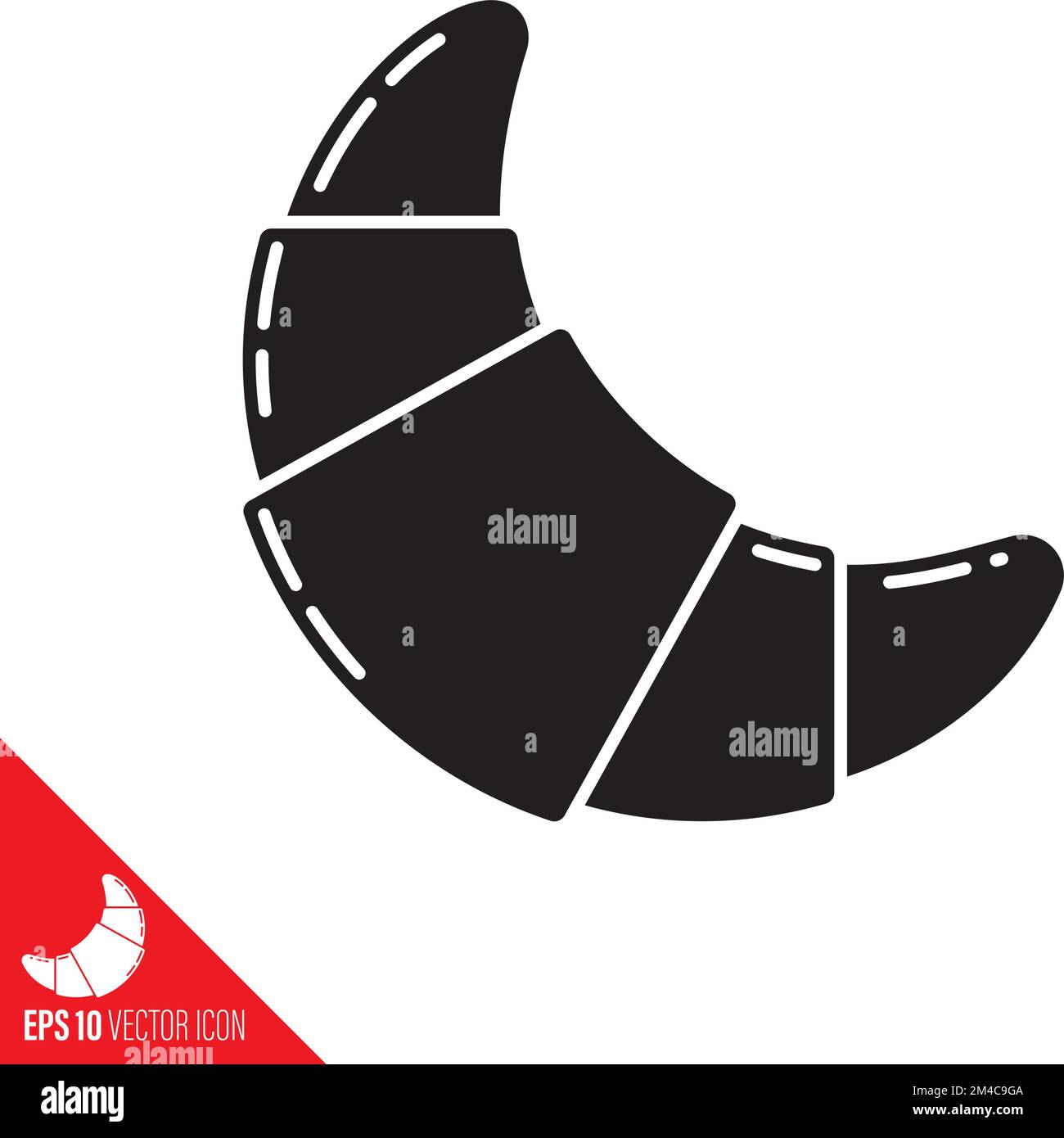 Croissant vector vectors hi-res stock photography and images - Alamy