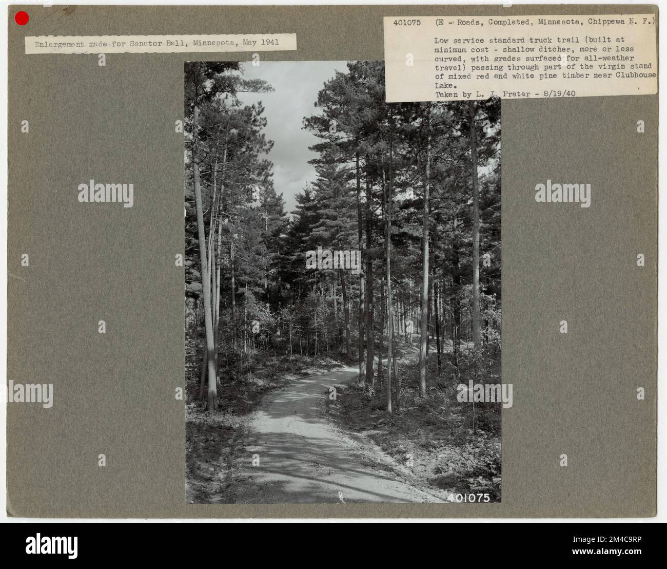 Roads - Minnesota. Photographs Relating to National Forests, Resource ...