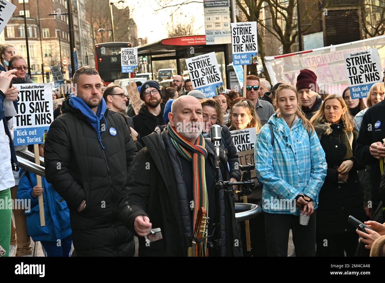 London, UK. 20th December 2022. Fair Pay For Nurses March for NHS Staff ...