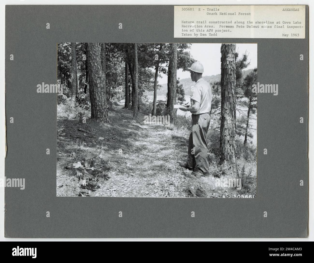 Trails - Arkansas. Photographs Relating to National Forests, Resource ...