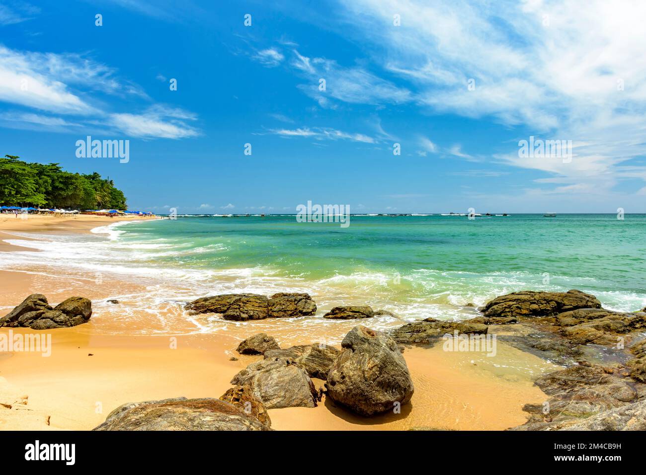 Famous Itapua beach, one of the most beautiful and well-known ...