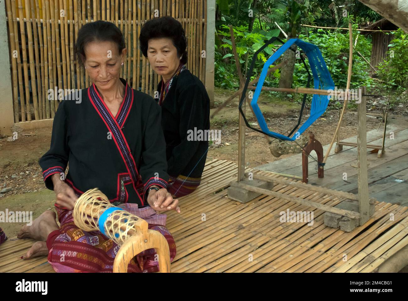 Lua tribe village hi-res stock photography and images - Alamy