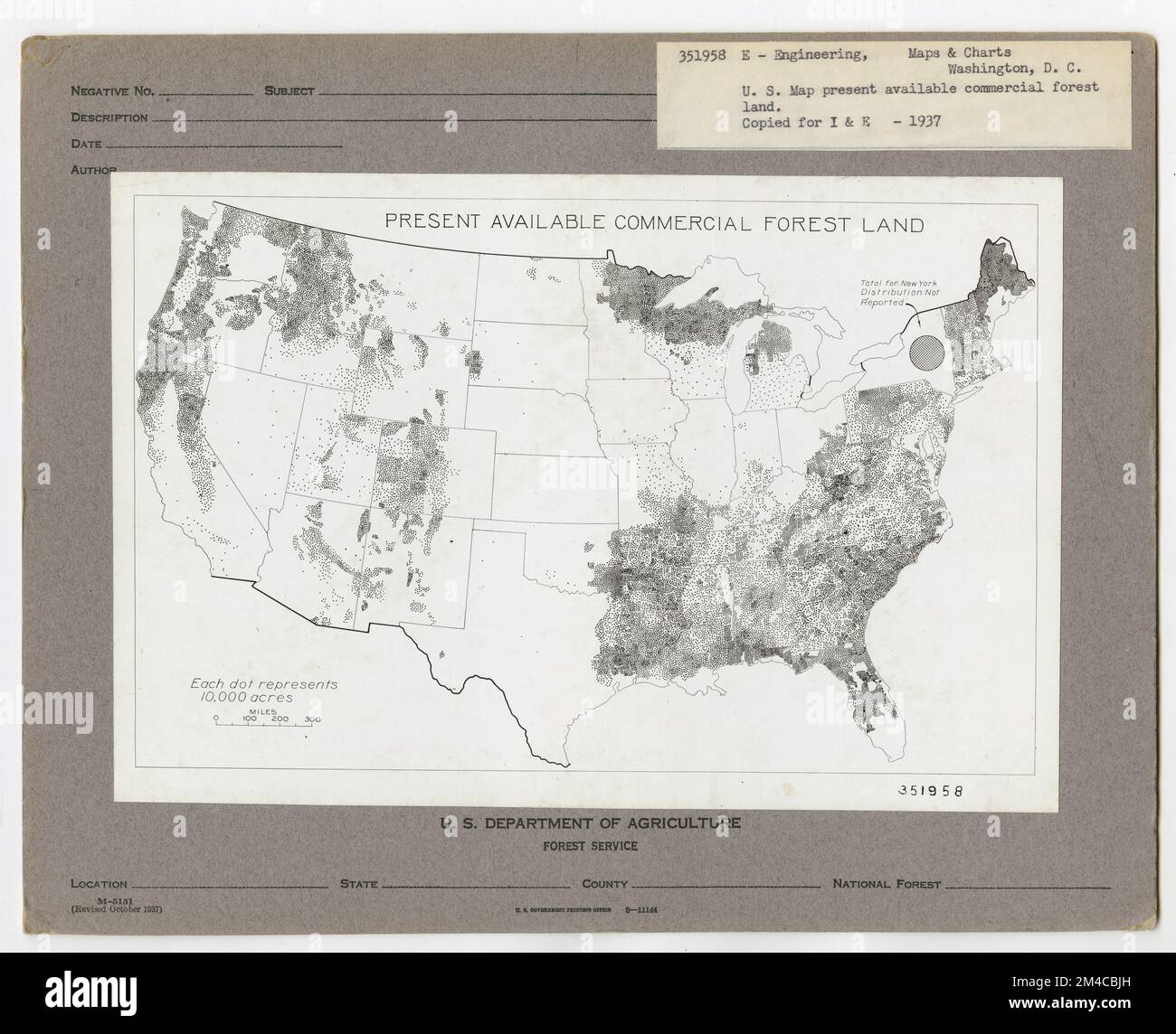 Maps and Charts - All States. Photographs Relating to National Forests ...