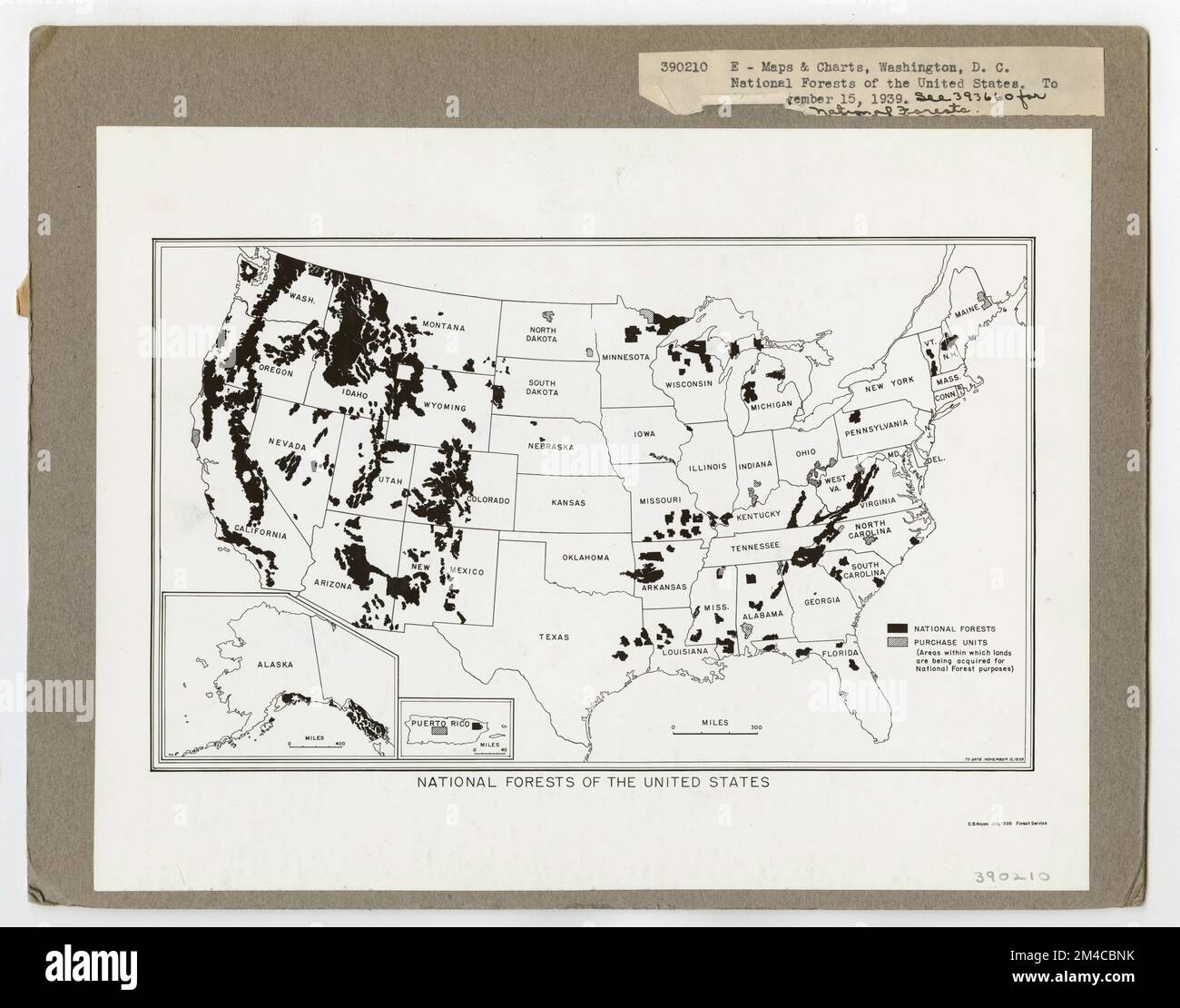 Maps and Charts - All States. Photographs Relating to National Forests ...