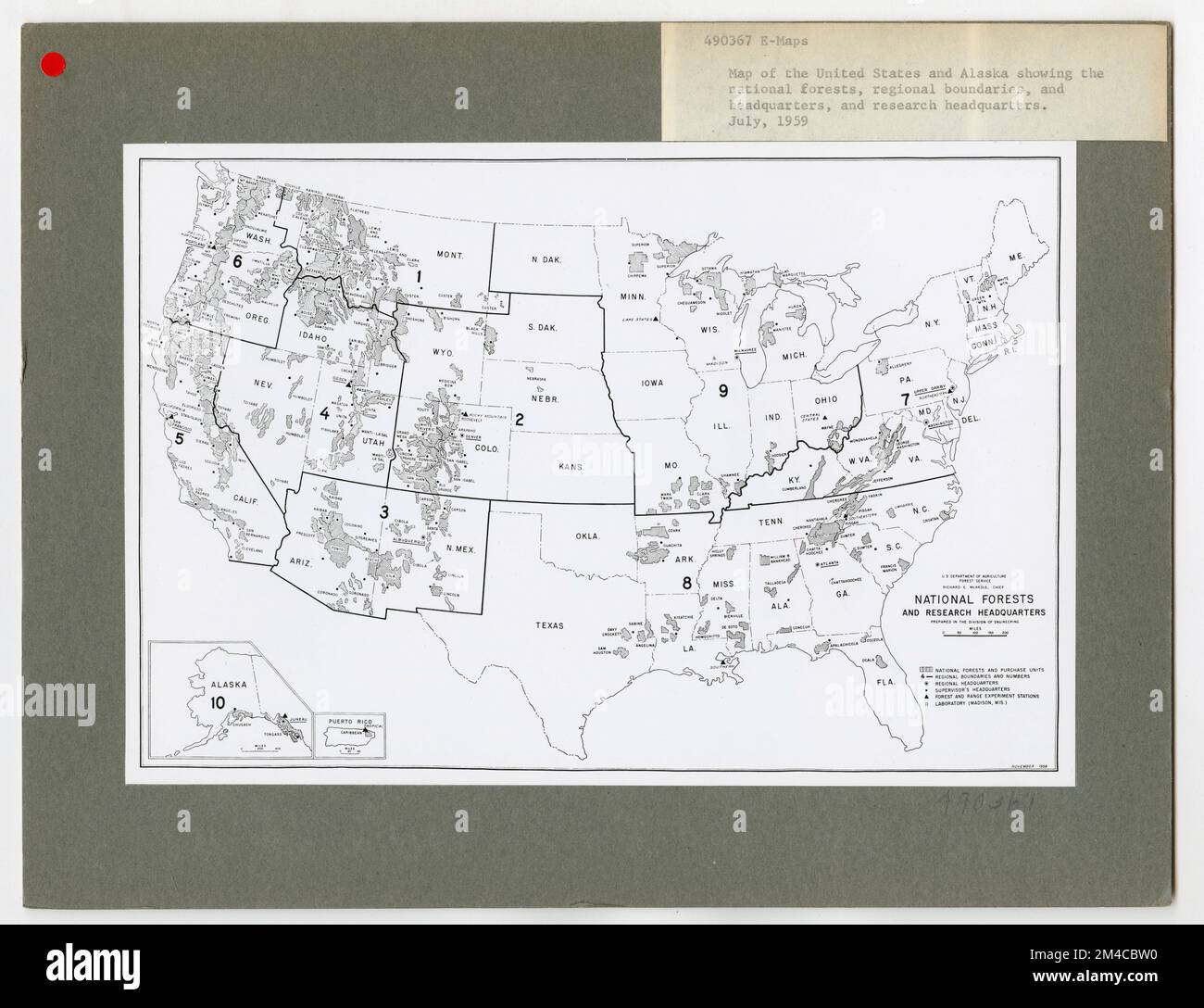 Maps and Charts - All States. Photographs Relating to National Forests ...