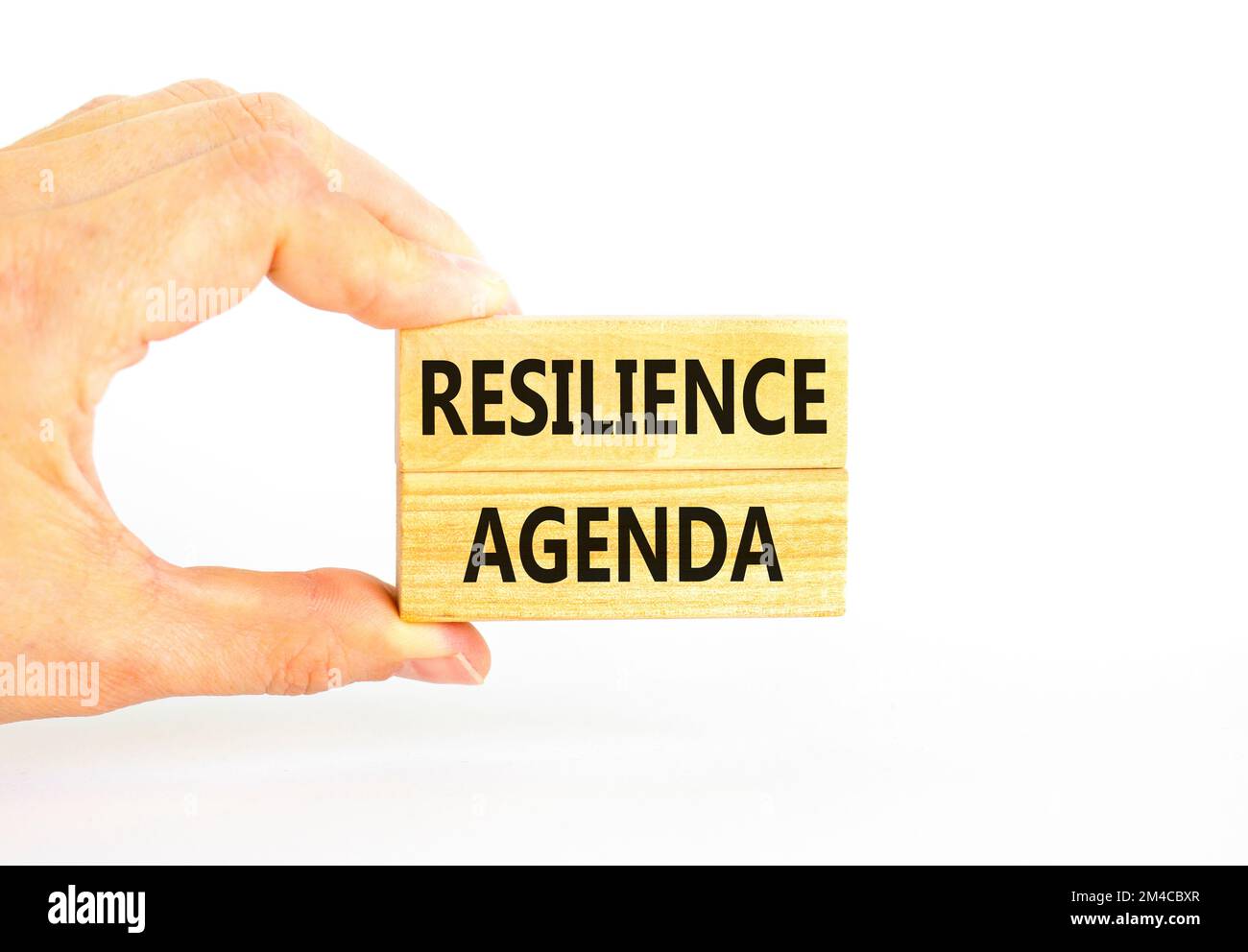 Resilience agenda symbol. Concept word Resilience agenda typed on ...