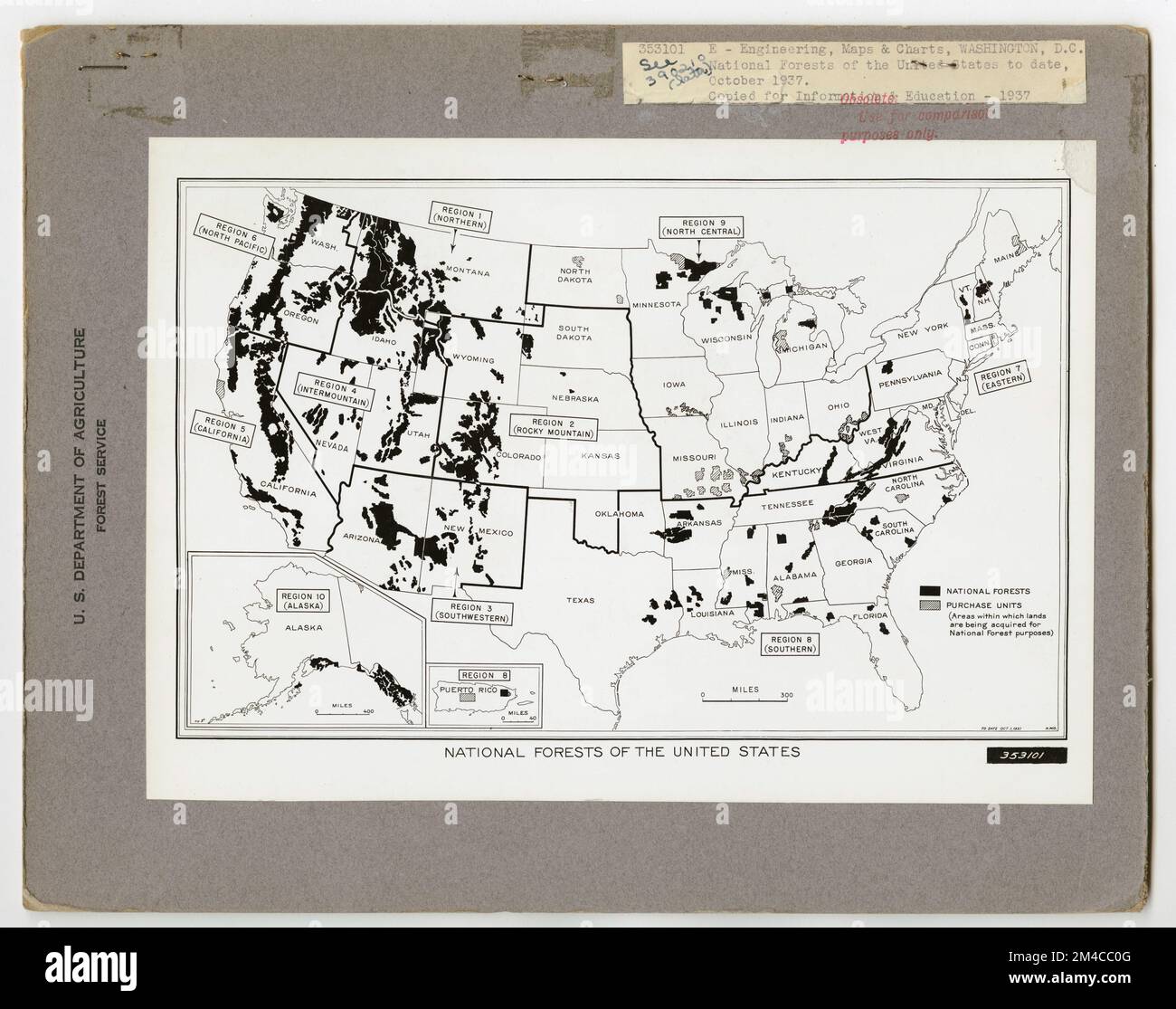 Maps and Charts - All States. Photographs Relating to National Forests ...