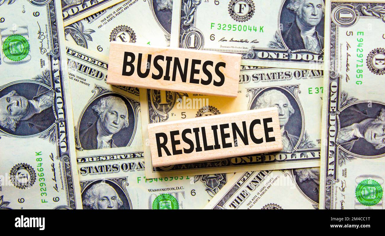 Business resilience symbol. Concept word Business resilience typed on ...