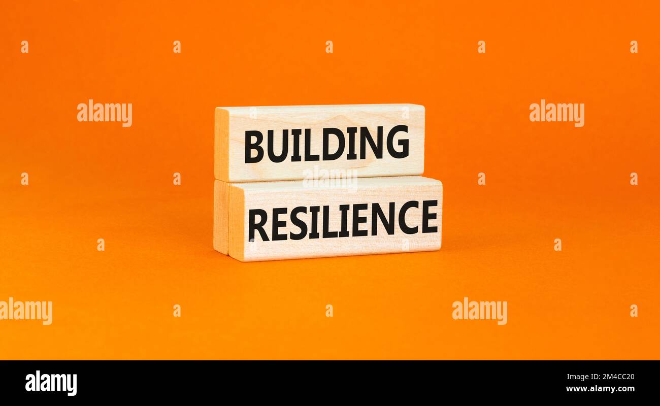 Building resilience symbol. Concept word Building resilience typed on ...