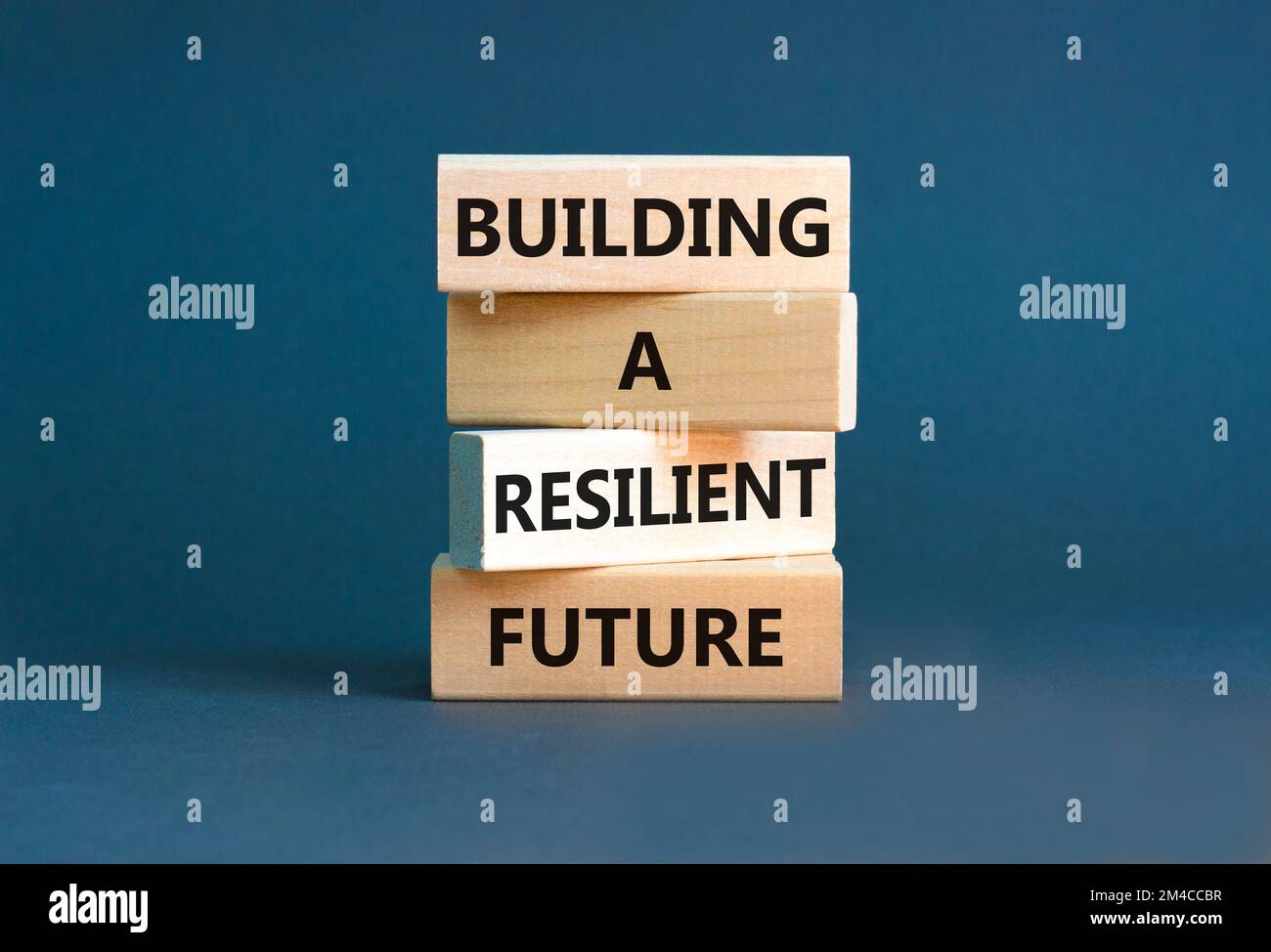 Building a resilient future symbol. Concept word Building a resilient ...