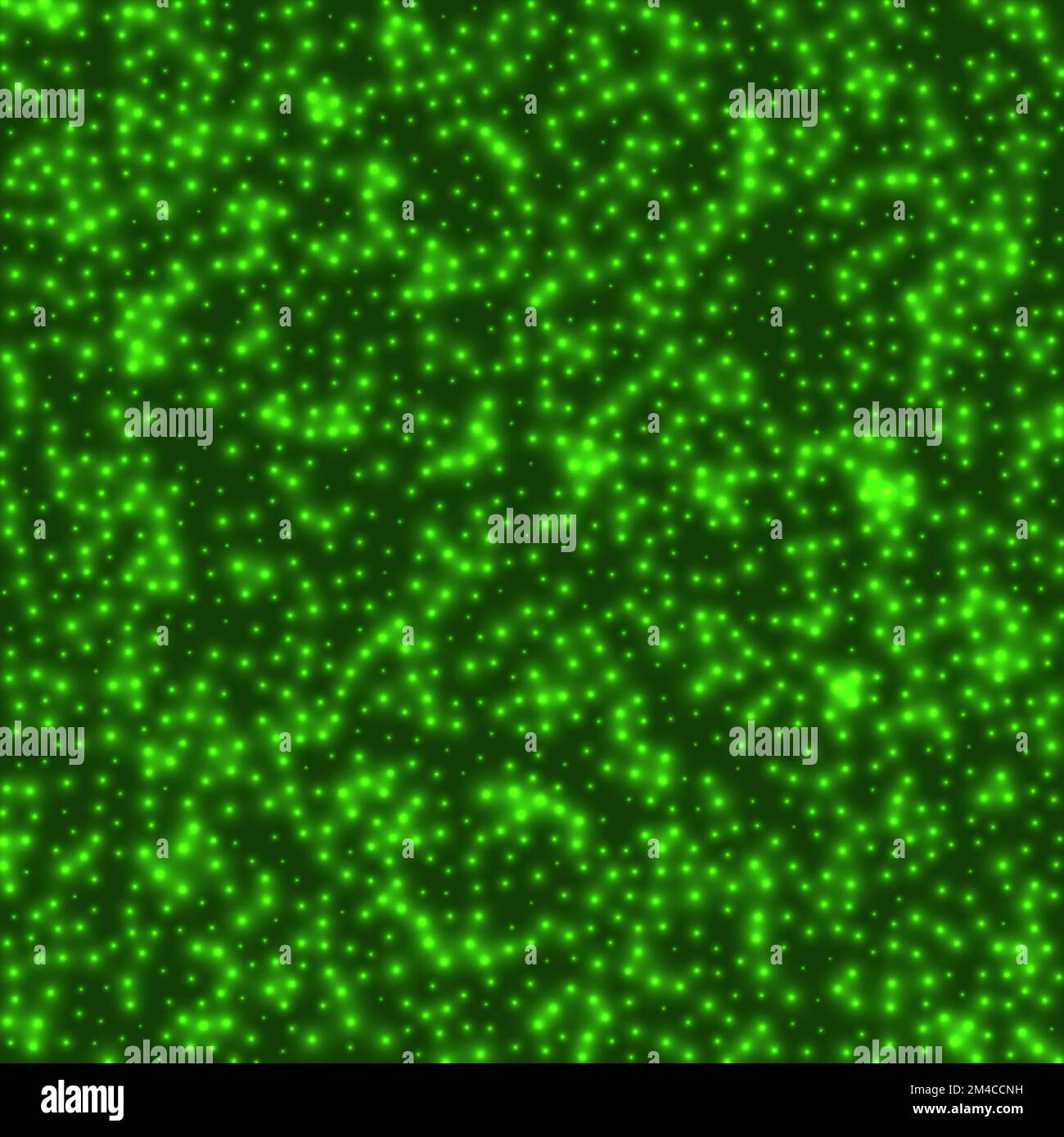 Starry background. Stars densely scattered on green background ...