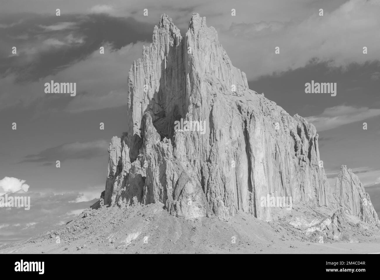 Photograph of Ship Rock/Ts BitÕaÕ’, a sacred site to Navajos. Also, a ...