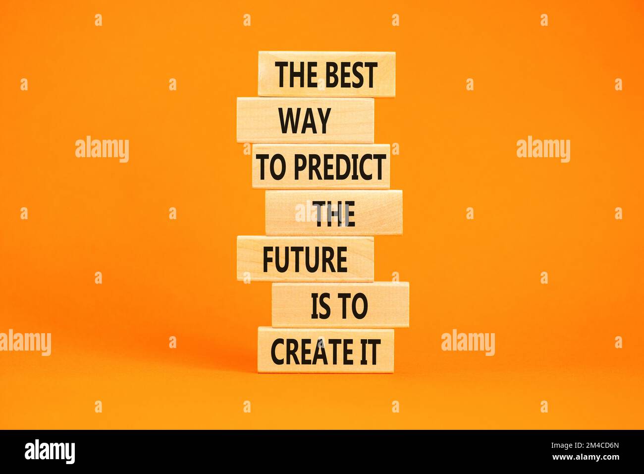 Create future symbol. Concept words The best way to predict the future ...
