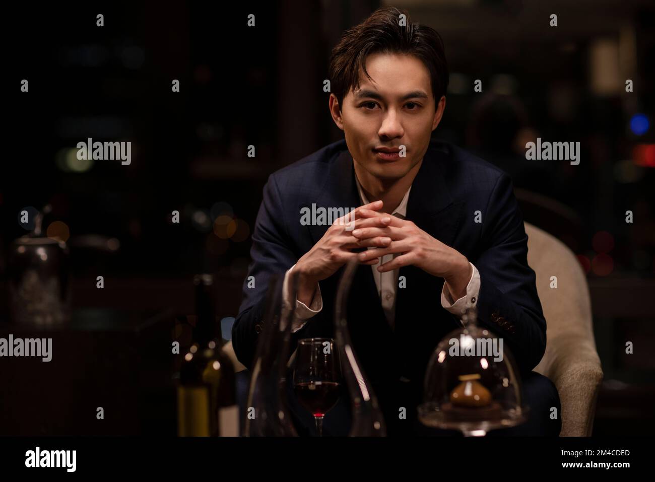 Portrait of elegant young Chinese man Stock Photo - Alamy