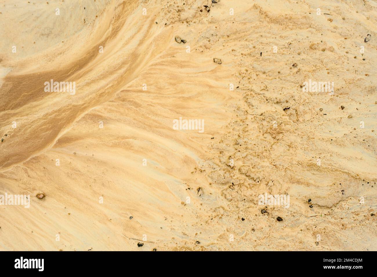 Jellybelly' mud, sand patterns formed as the ground thaws in early ...