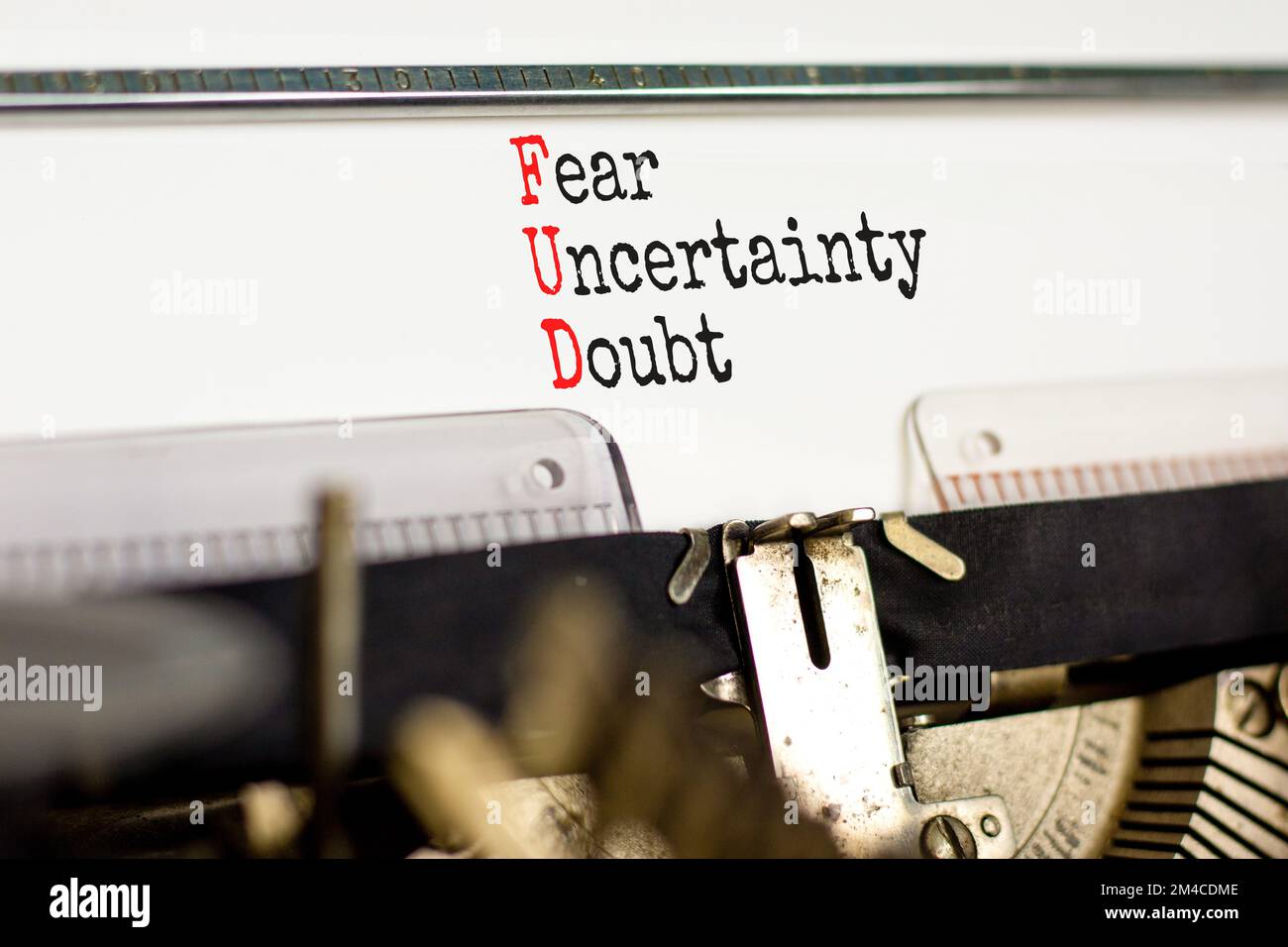 FUD fear uncertainty doubt symbol. Concept words FUD fear uncertainty ... FUD fear uncertainty doubt symbol. Concept words FUD fear uncertainty ...