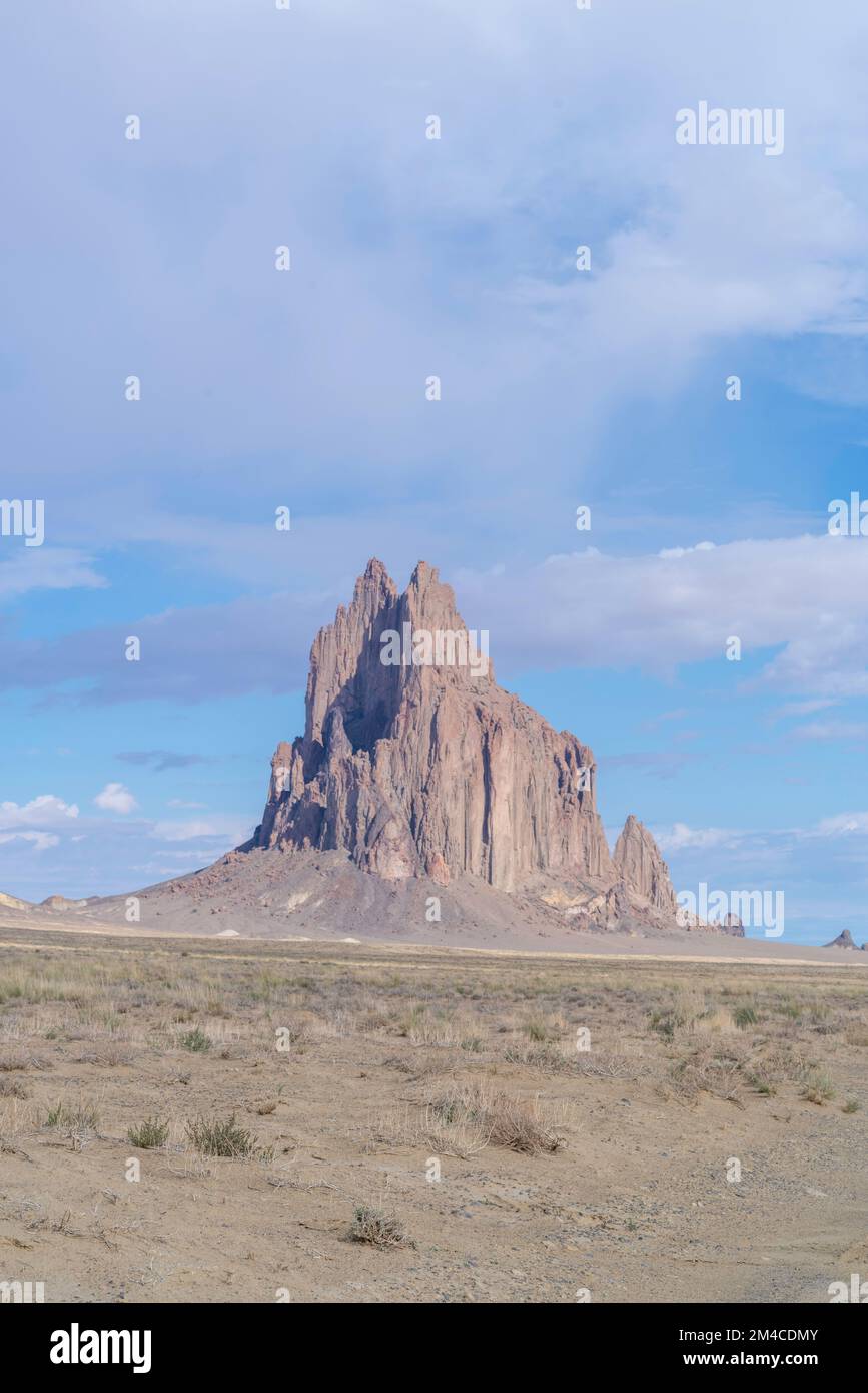Photograph of Ship Rock/Ts BitÕaÕ’, a sacred site to Navajos. Also, a ...