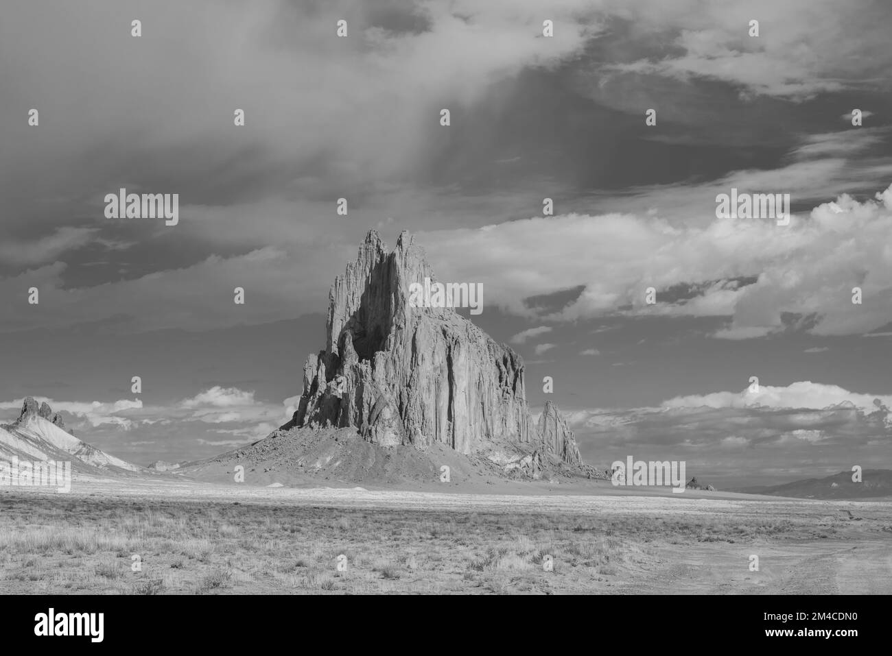 Photograph of Ship Rock/Ts BitÕaÕ’, a sacred site to Navajos. Also, a ...