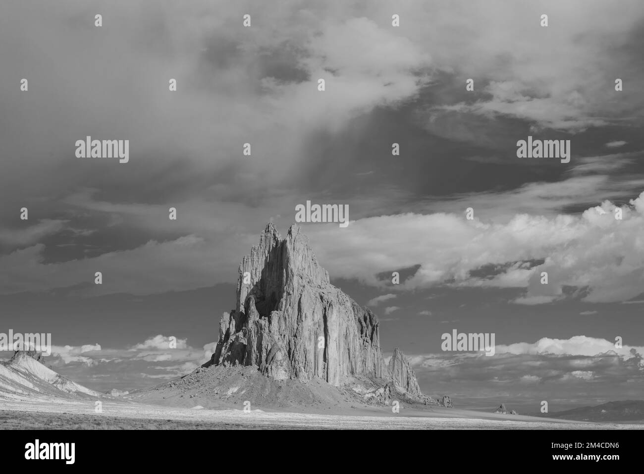 Photograph of Ship Rock/Ts BitÕaÕ’, a sacred site to Navajos. Also, a ...