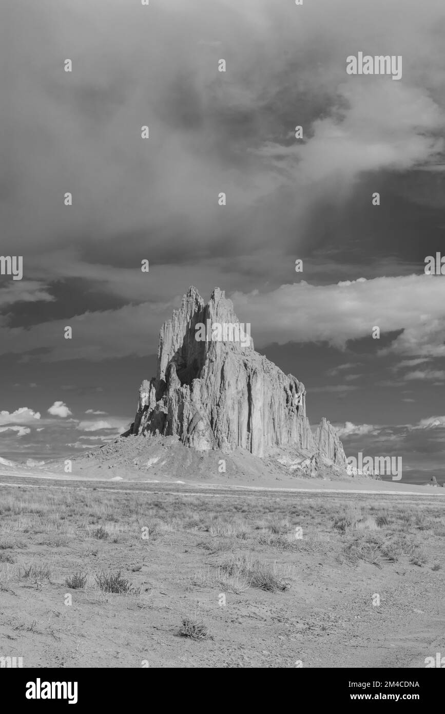 Photograph of Ship Rock/Ts BitÕaÕ’, a sacred site to Navajos. Also, a ...