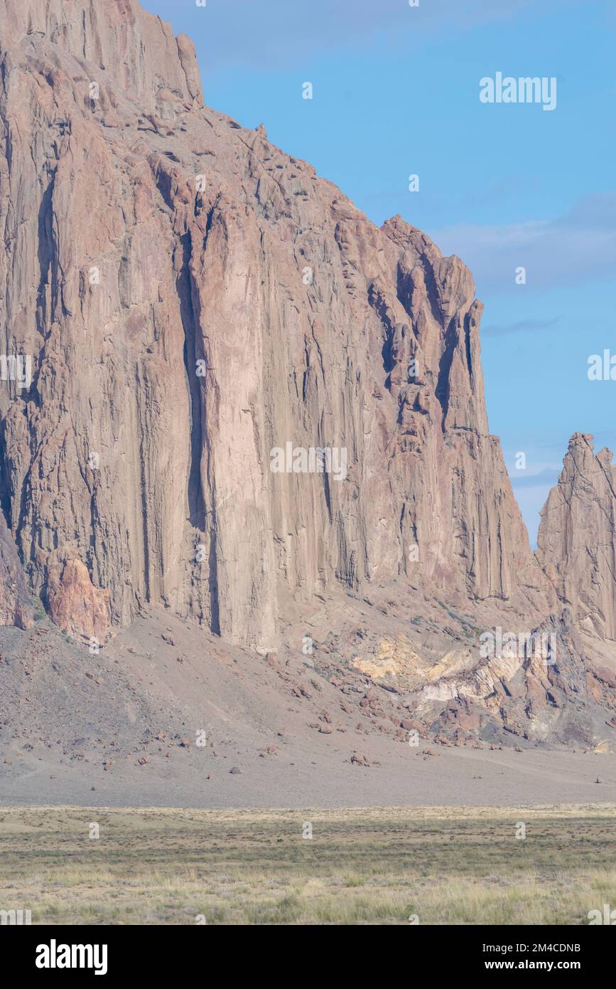 Photograph of Ship Rock/Ts BitÕaÕ’, a sacred site to Navajos. Also, a ...