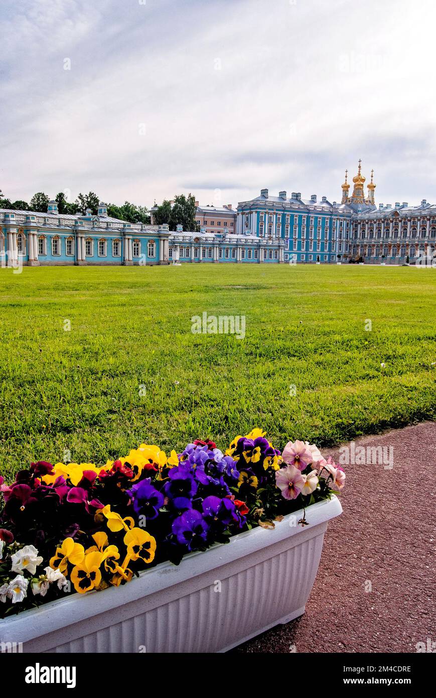 The Catherine Palace - Russian residence of Romanov Tsars. Located In ...