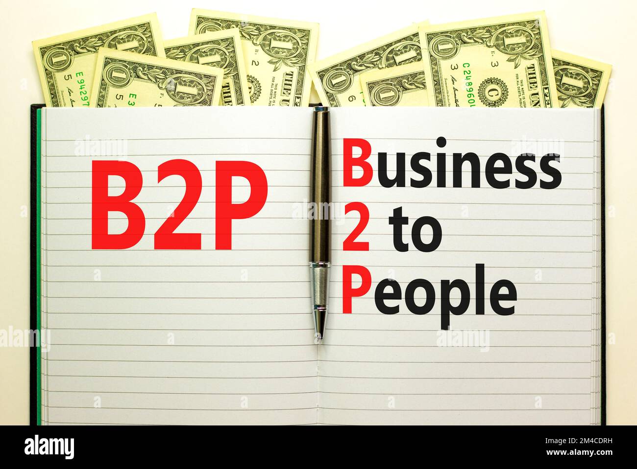 B2P business to people symbol. Concept words B2P business to people on ...