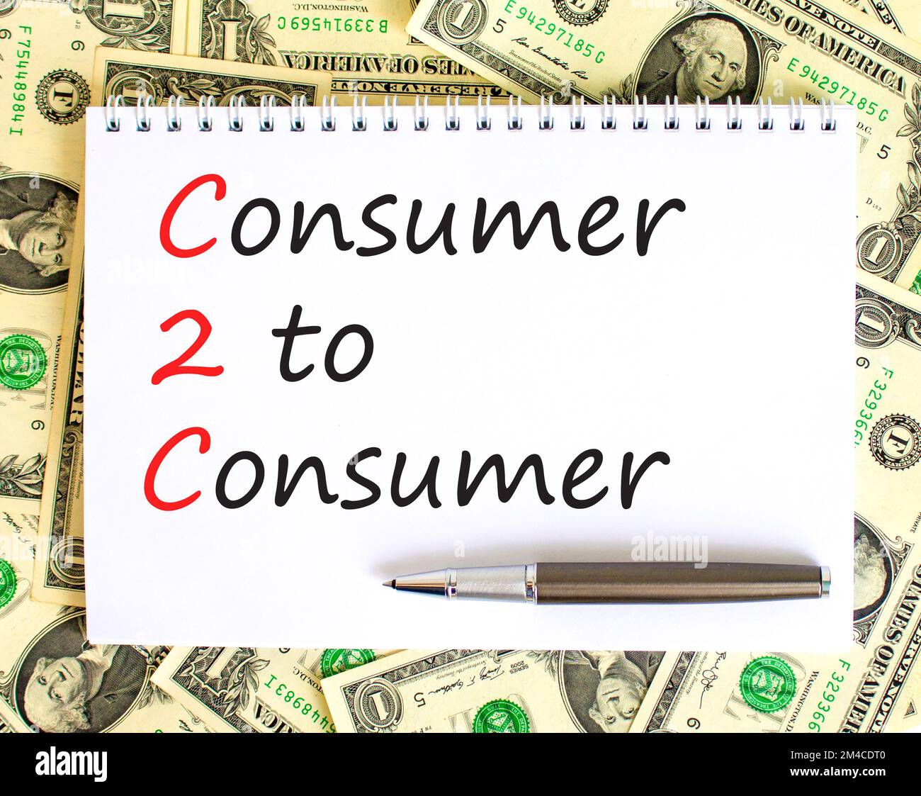 C2C consumer to consumer symbol. Concept words C2C consumer to consumer ...