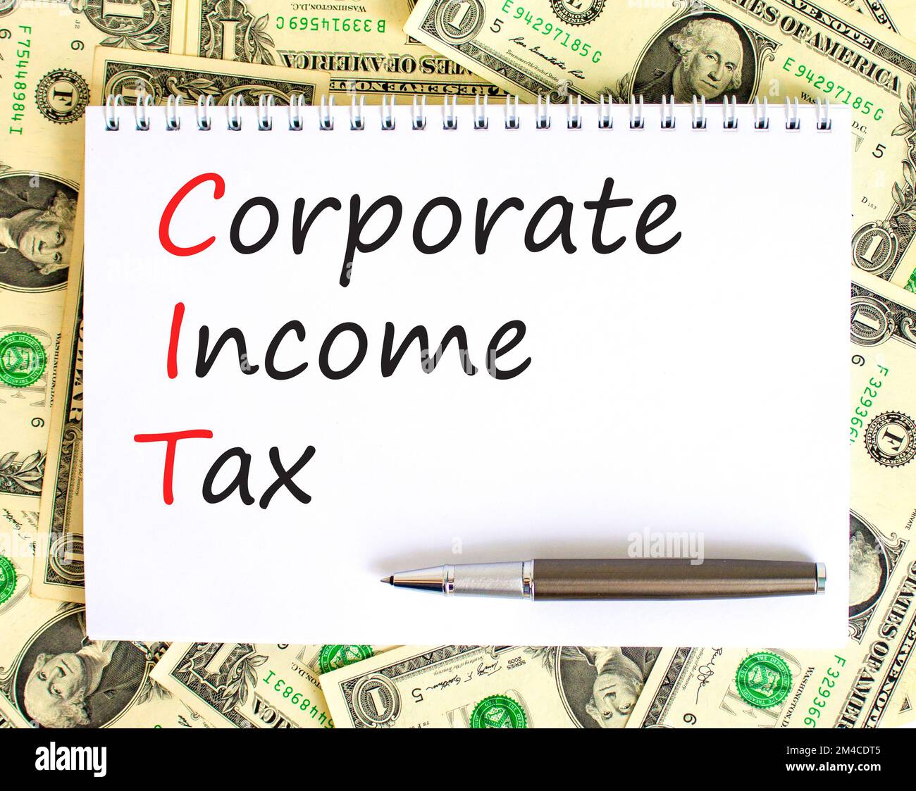 CIT corporate income tax symbol. Concept words CIT corporate income tax ...